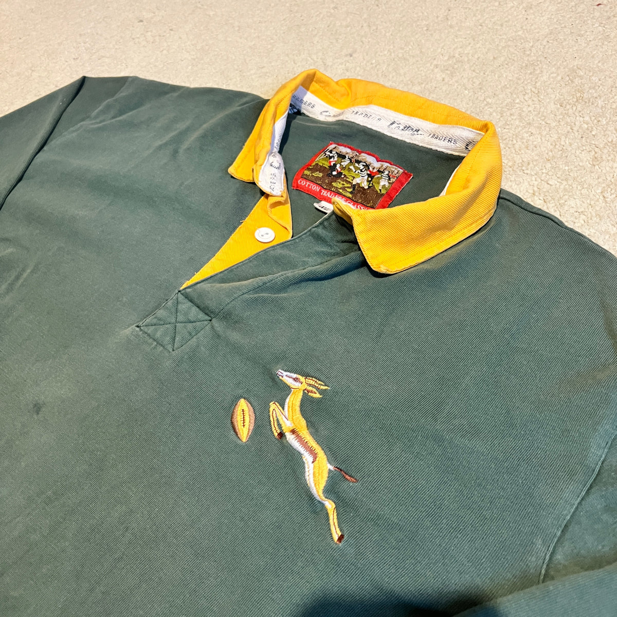 2000s Springboks Supporters Jersey - L/XL (Cotton Traders) – Boomfa Vintage