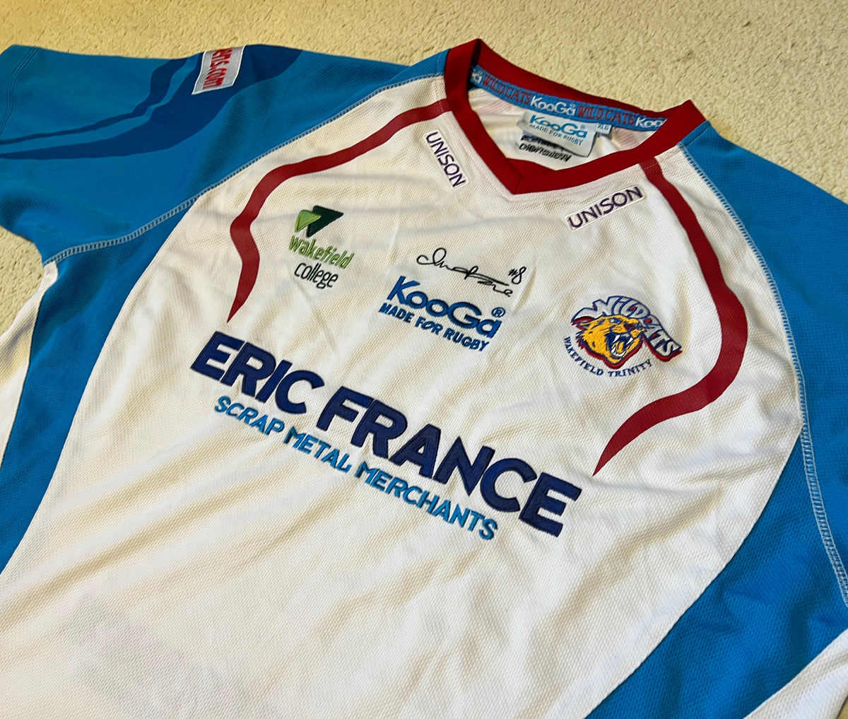 2009 Wakefield Trinity Wildcats Jersey - XL (Adam Watene Memorial ...