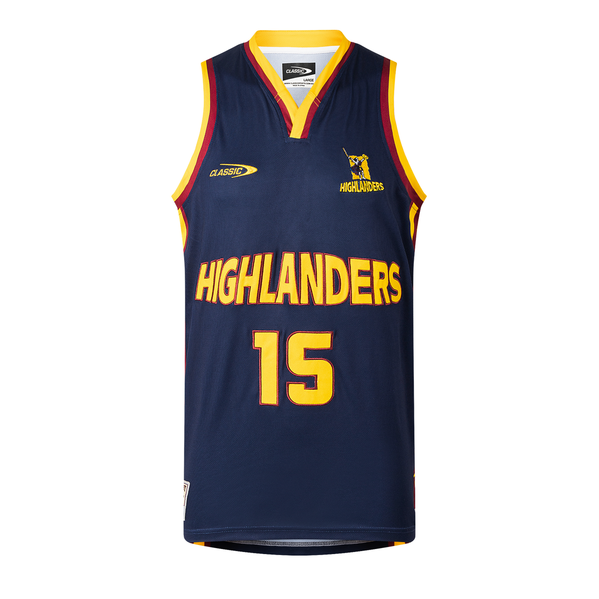 2026 Highlanders Basketball Singlet – Boomfa Vintage