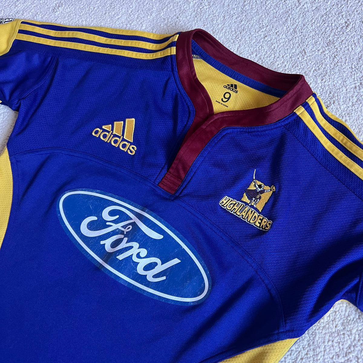 2007 Highlanders Match-Worn Jersey (#13) – Boomfa Vintage