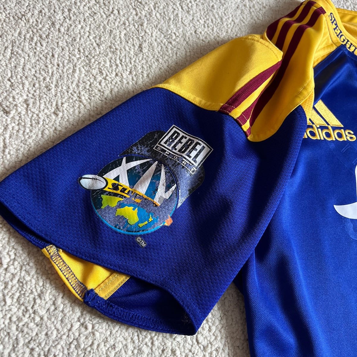 2009 Highlanders Match Worn Jersey (#4, Hayden Triggs) – Boomfa Vintage